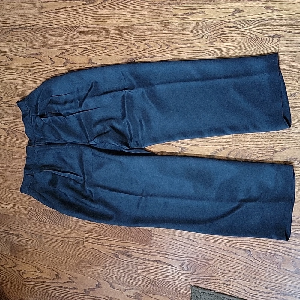 Vintage Barrie Pace Black Silk Dress Pants Size 16 - Gem
